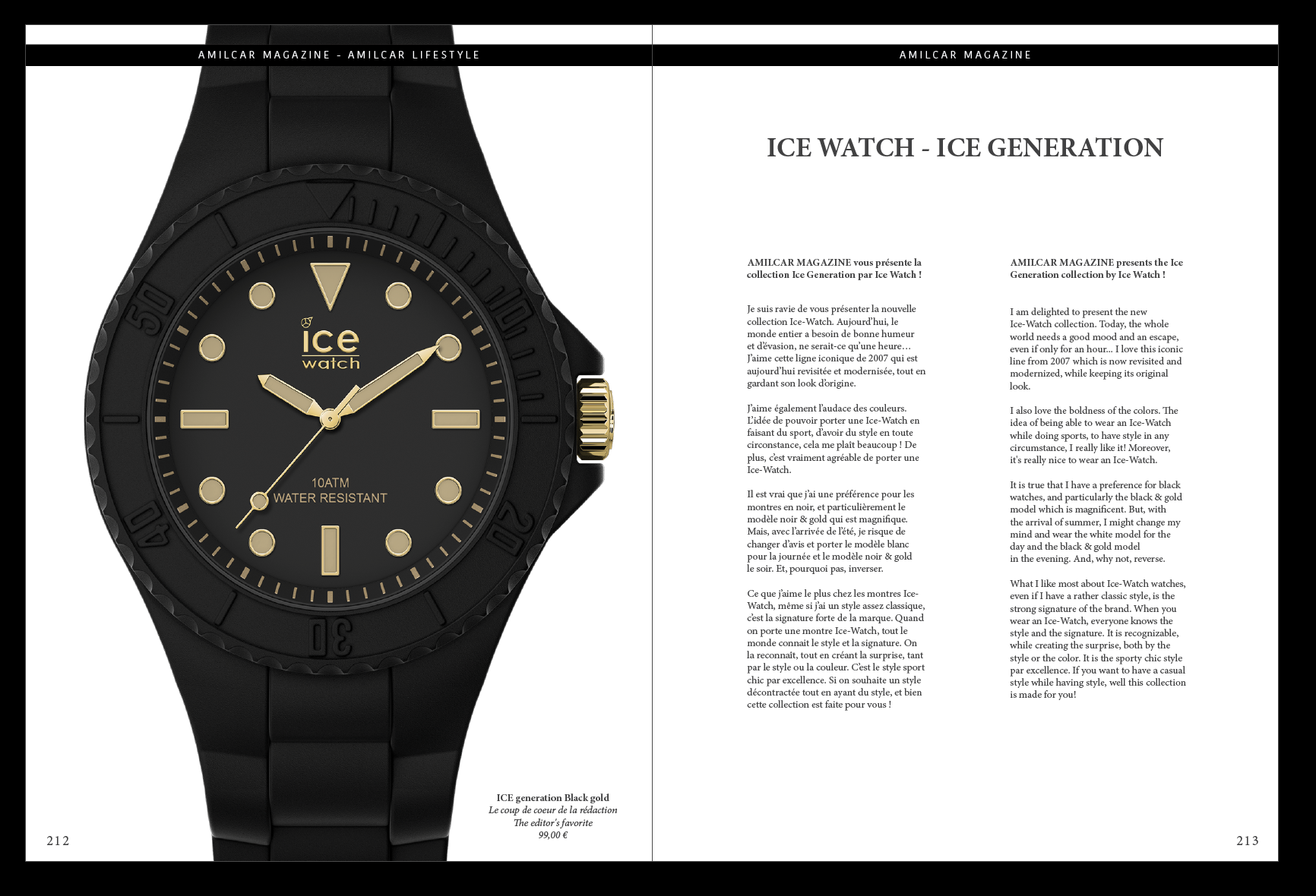 ICE chrono – Une allure masculine – AMILCAR MEN'S MAGAZINE
